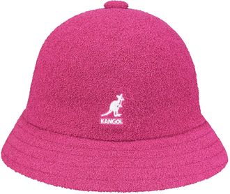 Kangol Bermuda Casual Stoffhut Sommerhut Glockenhut Damen/Herren - Strandhut Unisex Reisehut Fr&uuml;hling-Sommer Sommer - M (56-57 cm) Fuchsia