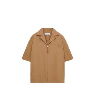 Loewe Chemise manches courtes en garbadine coton