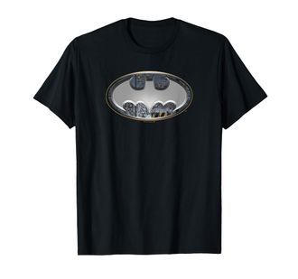 DC Comics Batman Steel Wall Shield T Shirt T-Shirt