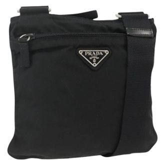 Prada Pre-owned Vintage Nylon Schultertasche - - Pre-owned - Damen - Schwarzk - ONE SIZE