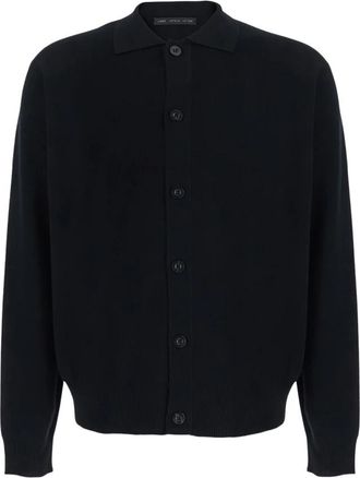 low brand Merino Rundhals mit langen &Auml;rmeln - - Knitwear - Herren - Schwarzk - L