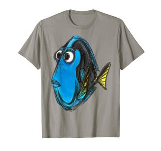 Disney Pixar Findet Nemo Dorie Farbbuch Grafik T-Shirt T-Shirt