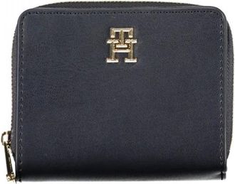 Tommy Hilfiger Femme, Accessoires, Bleu, Taille: ONE Size Iconic Medium Zip Around Wallet
