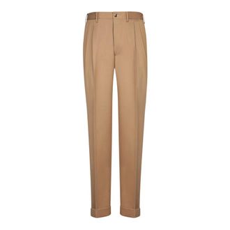 Dell'Oglio Beige Ma&szlig;geschneiderte Hose f&uuml;r M&auml;nner - - Trousers - Herren - Beige - S