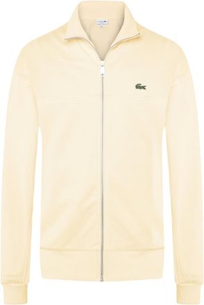 Lacoste Sweatjacke mit Zip kleinem Krokodil-Aufn&auml;her in