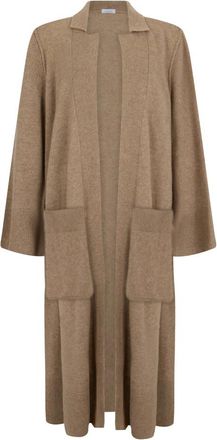 Malo Femme, Pulls, Brun, Taille: 44 FR Cashmere Cardigan