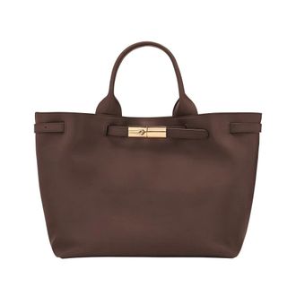 Longchamp Femme, Sacs, Brun, Taille: ONE Size Le Smart Bolso shopperCuero