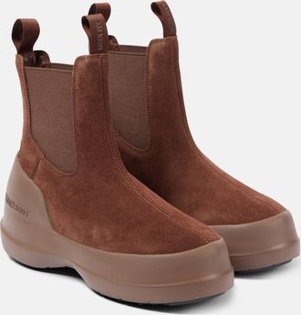 Moon Boot Chelsea Boots Luna aus Veloursleder