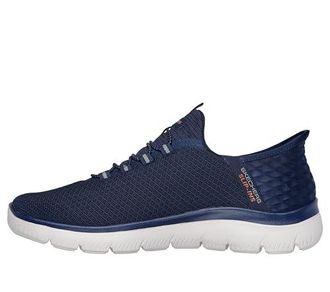 Skechers Mens Summits High Range Sneaker, Navy Mesh Trim, 10.5 UK Wide