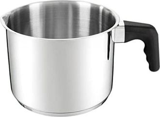 Ambition Milchtopf Induktion 2,2 l bis zum Rand Vikos klein Topf Edelstahl mit Griff Innenskala alle Herdarten Sp&uuml;lmaschine 1,75 l Nutzvolumen