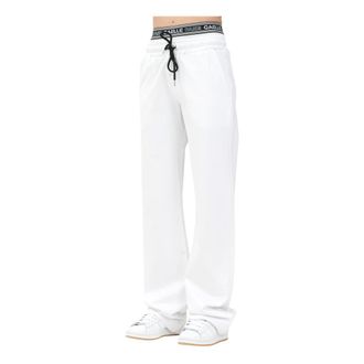 Ga&euml;lle Paris Femme, Pantalons, Blanc, Taille: 42 FR Pantalon sportif blanc printemps &eacute;t&eacute;