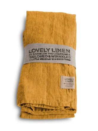 Kardelen Lovely Linen NL0152 Lovely Serviette Leinen Honey (1 Stück)