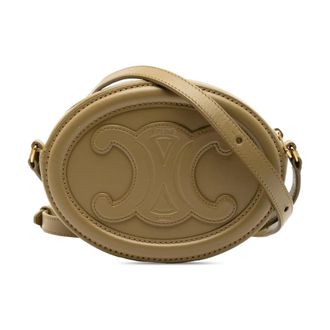 Celine Pre-owned Oval Tambour Bag - - Pre-owned - Damen - Gr&uuml;n - ONE SIZE