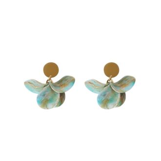 Malababa Femme, Accessoires, Vert, Taille: ONE Size P&eacute;talos Earrings