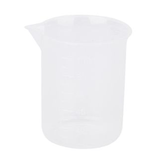 Hellery Labortest Graduierte Messbecher Low, Klar, 100ml