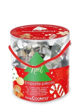 ScrapCooking Seau de 16 Emporte-Pi&egrave;ces Acier Halloween
