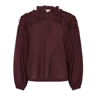 Kaffe Anja Bluse - - Blouses & Shirts - Damen - Rot - 2XL