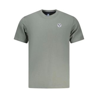 North Sails Homme, Tops, Vert, Taille: XL Verde Cotton T-Shirt