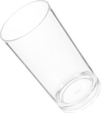 Cabilock Transparente Acrylvase Gerade Form Vielseitig Einsetzbar als Blumen oder Kerzenhalter für Hochzeitsdekoration Kleine Vase für Tischdeko und Romantisch