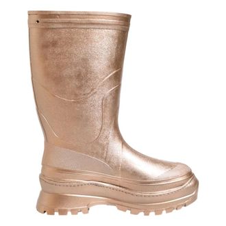 Dolce & Gabbana Ros&eacute;goldene Gummistiefel zum Hineinschl&uuml;pfen - - Shoes - Damen - Rosa - 41 EU
