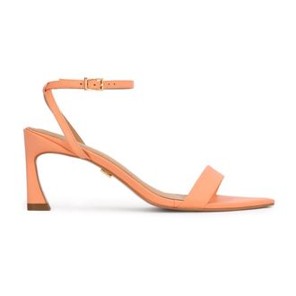 Kazar Kazar Ledersandalen mit spitzer Zehenpartie - - Shoes - Damen - Orange - 39 EU
