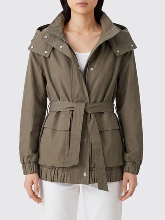 OOF Wear Kurze Windjacke aus Baumwollmischung mit Kapuze und Tailleng&uuml;rtel