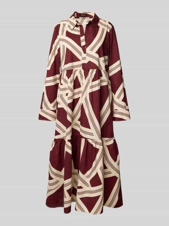 OPUS Midikleid mit Tunikakragen Modell Werano