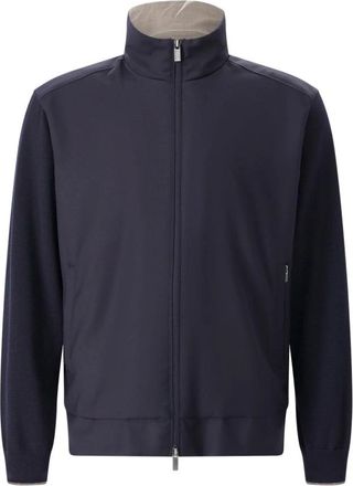 Paul & Shark Homme, Sweatshirts et sweats &agrave; capuche, Bleu, Taille: XL Zip-throughs