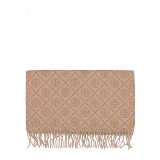 Tory Burch T Monogram Schal - - Accessories - Damen - Braun - ONE SIZE