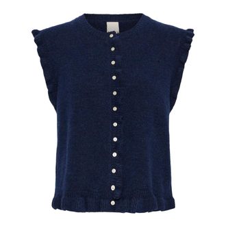 Ichi Strickware - - Knitwear - Damen - Blau - S