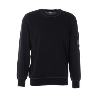 C.P. Company C.p. Company, Homme, Sweatshirts et sweats &agrave; capuche, Noir, Taille: XL SweaT-shirt avec poche sur la manche