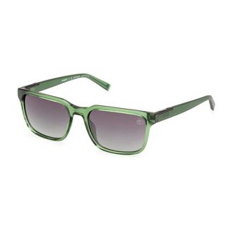 Timberland Homme, Accessoires, Vert, Taille: 56 MM Lunettes de soleil rectangulaires polarisées