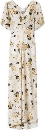 Isabel Marant Robe longue imprim&eacute;e Falja en soie