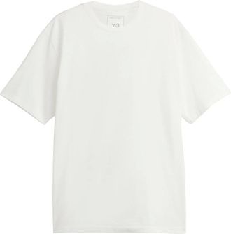 Yohji Yamamoto Homme, Tops, Blanc, Taille: XL T-shirt Graphique &agrave; Manches Courtes