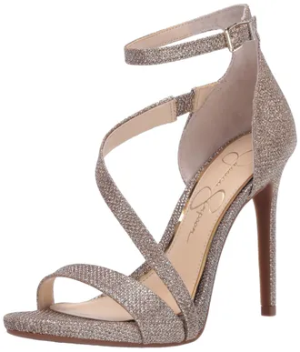 Jessica Simpson Damen Rayli2 Sandale mit Absatz, Gold, 40 EU