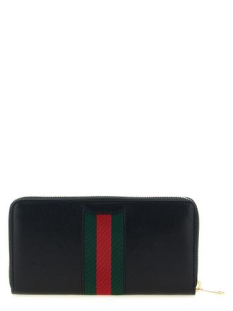 Gucci Womens Black Calfskin Cardholder Accessory