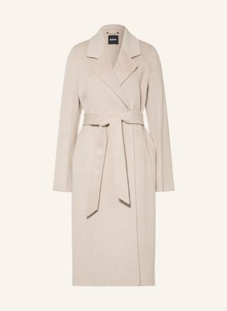 HUGO BOSS Wollmantel Cotaz beige