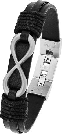 Tom Tailor Tom Tailor Identarmband f&uuml;r Herren, Edelstahl, 20+1,5 cm, silber, Infinity-Anh&auml;nger, Geschenkidee, Armschmuck, Herrenschmuck, 2100689