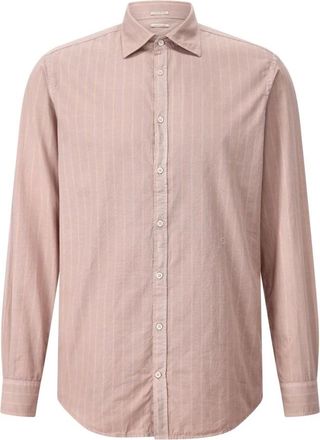 Massimo Alba Homme, Chemises, Rose, Taille: XL Chemise D&eacute;contract&eacute;e &agrave; Rayures Genova