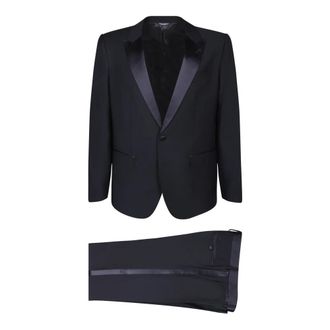Dolce & Gabbana Wollanzug Dreiteilig Einreihig - - Suits - Herren - Blau - M