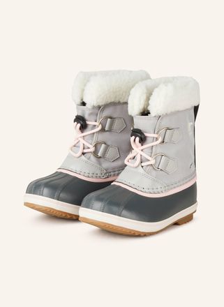 Sorel Boots Yoot Pac Mit Kunstfell grau