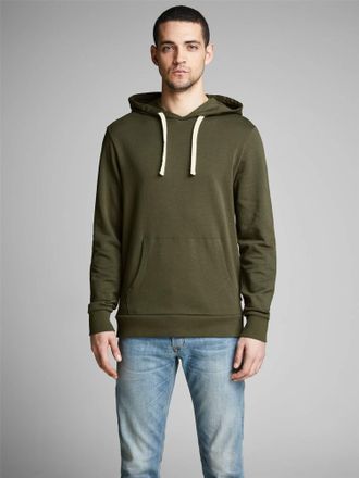 Jack & Jones Herren Jjeholmen Sweat Hood Noos Kapuzenpullover, Gran (Olive Night Fit:reg Fit), L EU