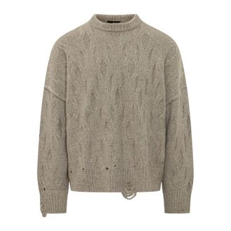 Represent Round-Neck Strickwaren - - Knitwear - Herren - Beige - M
