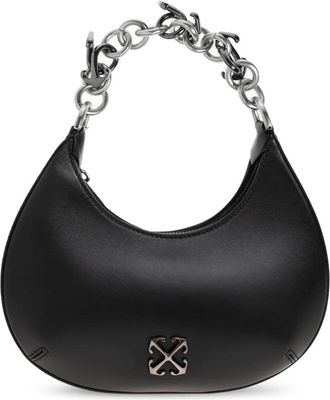 Off-white Femme, Sacs, Noir, Taille: ONE Size Hemisphere Shoulder Bag