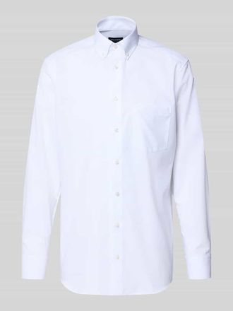 Olymp Modern Fit Business-Hemd mit Button-Down-Kragen