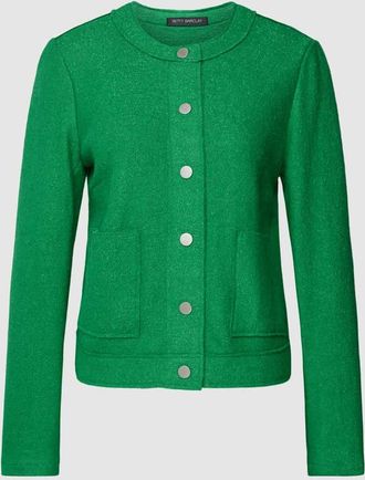 Betty Barclay Blazer aus Viskose-Woll-Mix in unifarbenem Design