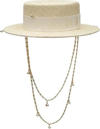 Ruslan Baginskiy Canotier - Femme - Accessoires - Blanc - Taille: XS