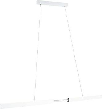Paulmann 79889 LED Pendelleuchte Aptare incl. 1x18 / 1x18 Watt dimmbar Deckenlampe Weiß matt gebürstet Hängelampe Metall Pendellampe 2700 K