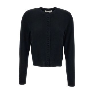 Lisa Yang Femme, Pulls, Noir, Taille: 36 FR Cardigan Court en Cachemire