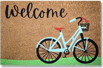 Koko Doormats Paillasson Exterieur Entree Coco | Base PVC Antid&eacute;rapante | Tapis dEntr&eacute;e Absorbant et Durable | Design Original pour Int&eacute;rieur et Ext&eacute;rieur Abrit&eacute; | 